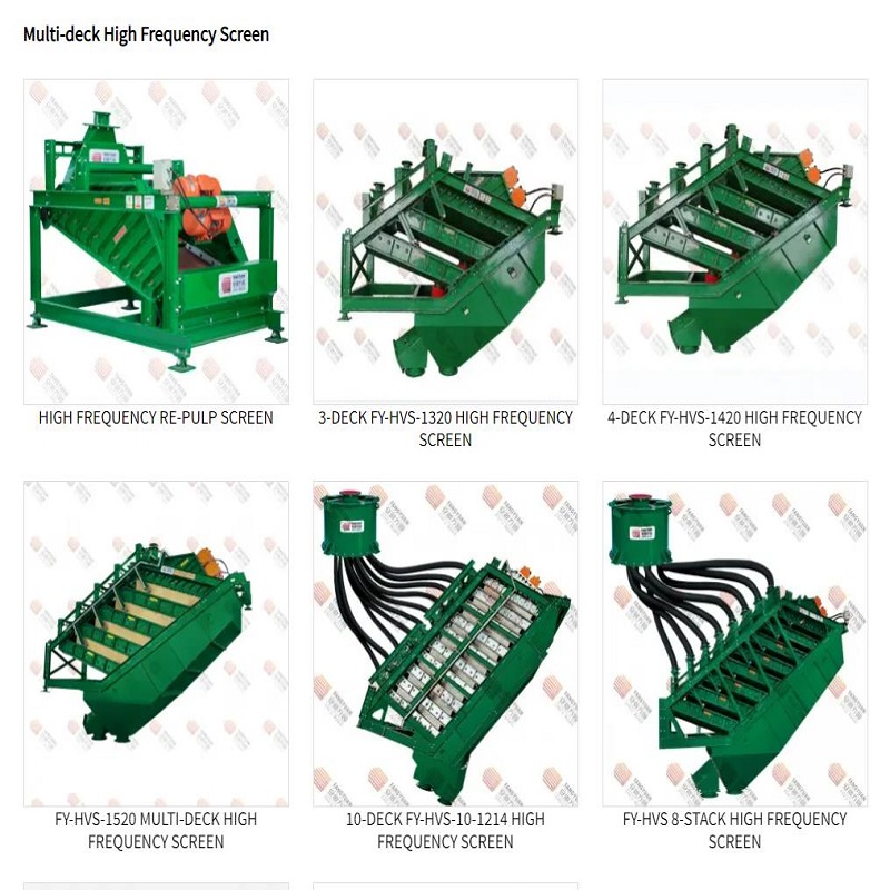 News - Fangyuan FY-HVS Series Multideck High Frequency Screen ...